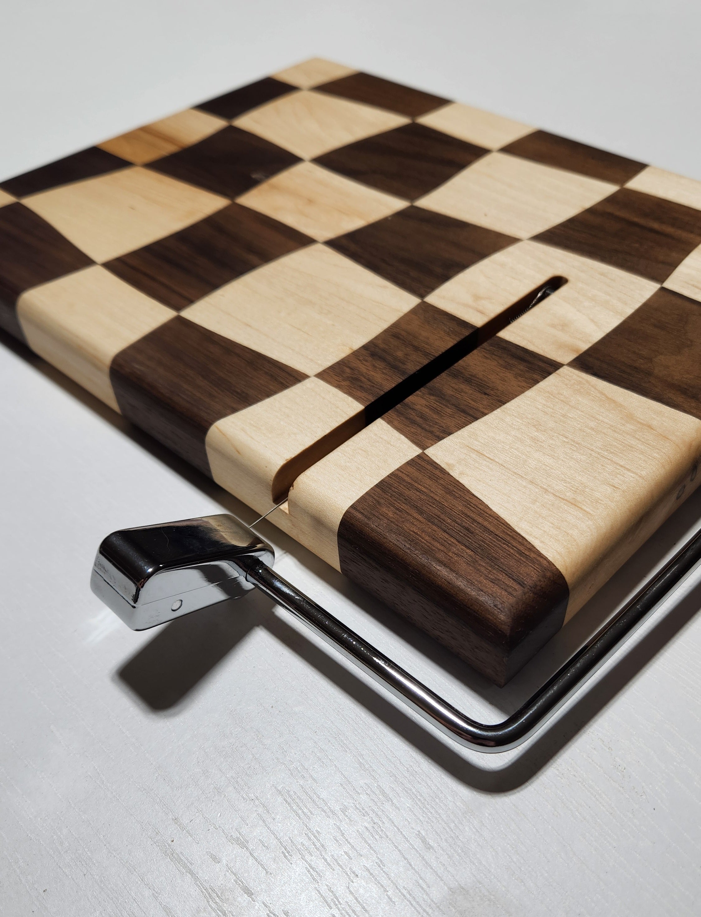 Drunken Checkerboard Large Cheese Slicer | Chopp'd Boards and Blocks